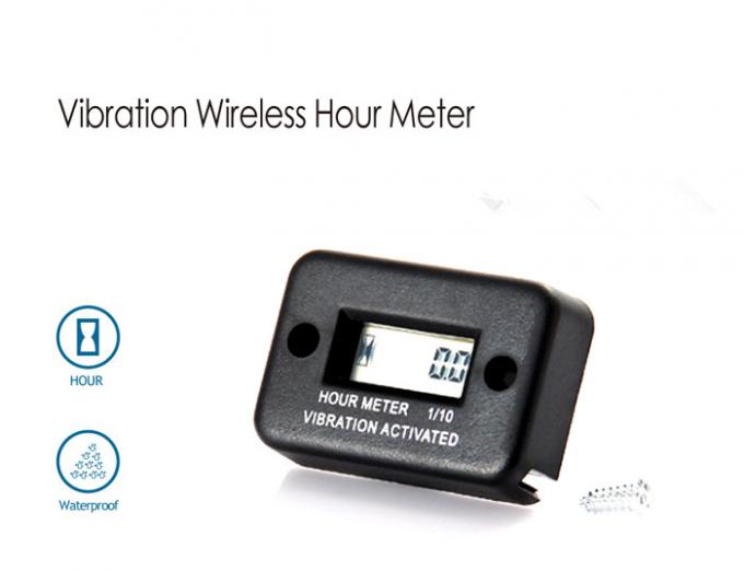 HM016 IP68 Waterproof Digital LCD Wireless Vibration Hour Meter For ...