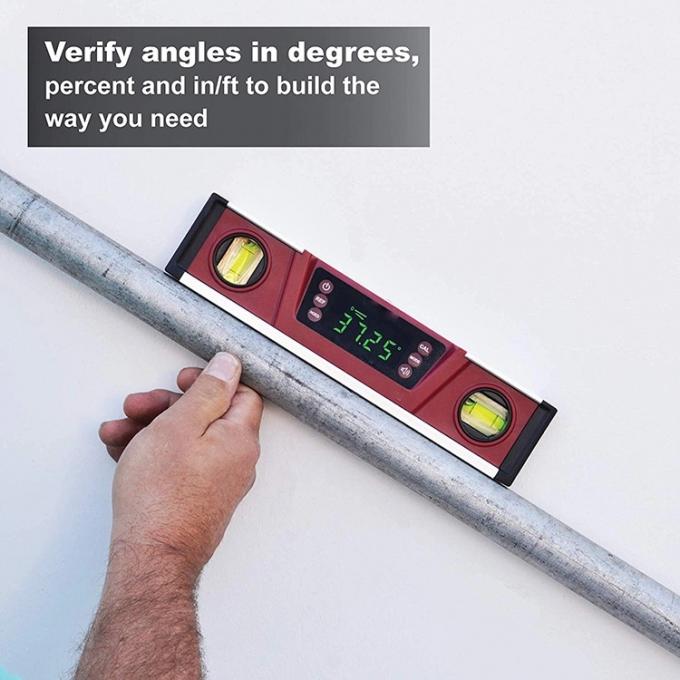 DL135 Large Bright Green LED Digital Level Electric Level IP54 Dust And ...