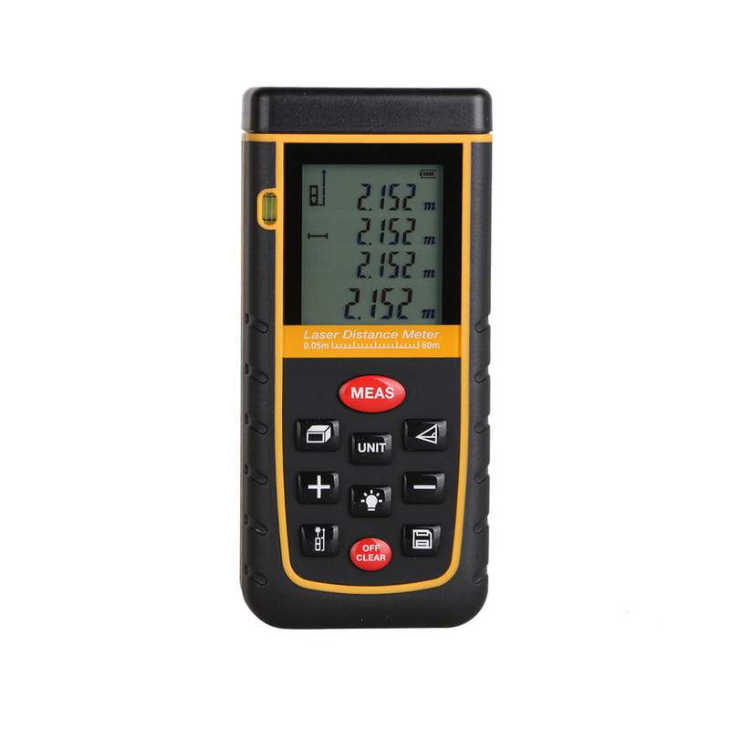 0.16 to 192ft (60m) Laser Distance Meter, Portable Laser Distance ...