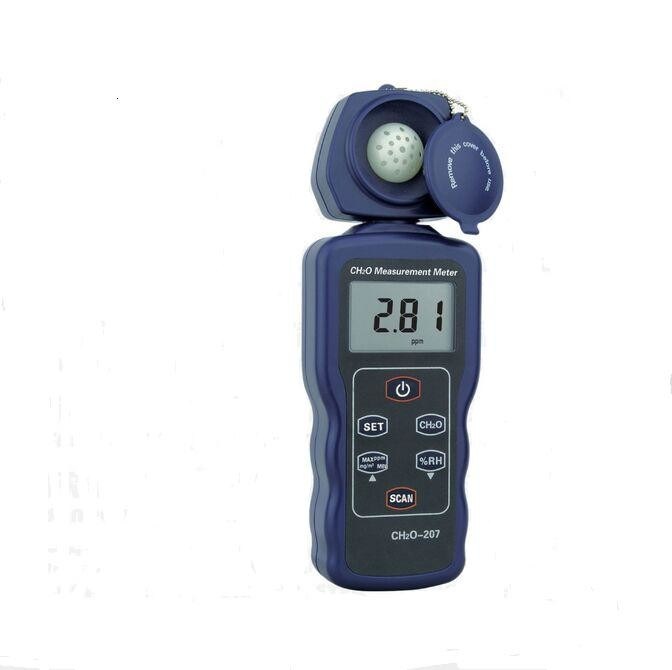 SM207 Portable 0-4.00 PPM 30.0-90.0%RH Formaldehyde (CH2O) Gas Detector ...