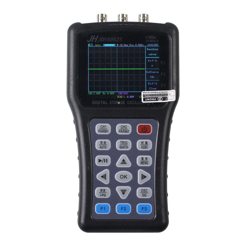 JDS6052S 100-240V 2-Channel 50MHz 200MSa/S TFT LCD Display Handheld ...
