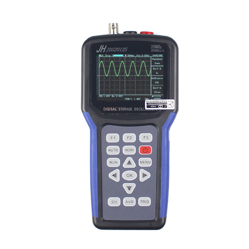 JDS2012S 100-240V 1-Channel 25MHz 200MSa/S TFT LCD Display Handheld ...