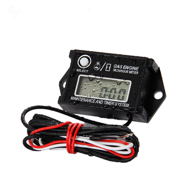 HM026A IP68 Waterproof Re-settable Tachometer and Hour Meter For 2 ...
