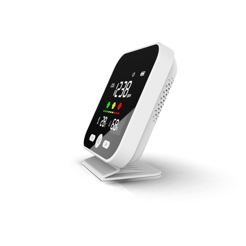 DM89 400~5000ppm CO2 Detector Scope Intelligent CO2 Gas Detector Temperature Humidity Detector ...