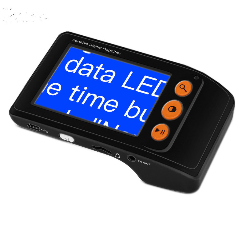 YS008 3.5 Inch LCD Screen 2X-25X Zoom Portable Digital Magnifier For ...