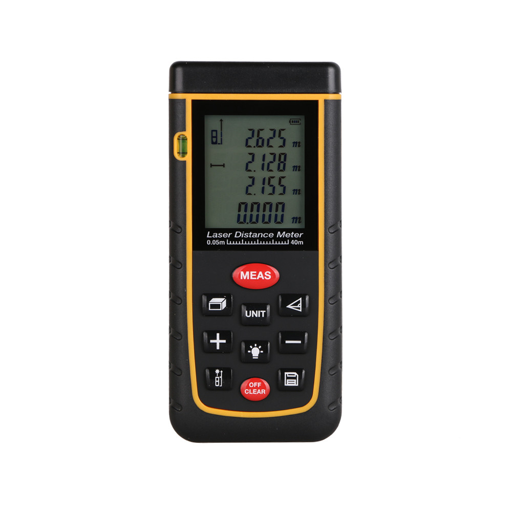 0.16 to 131ft (40m) Laser Distance Meter, Portable Laser Distance ...