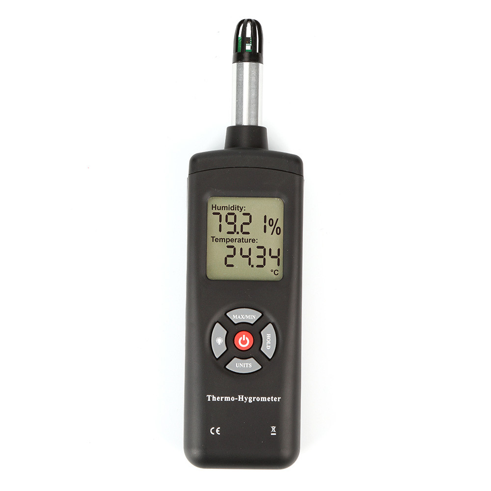 Multi-Function Digital Thermo-Hygrometer Temperature, Humidity, Wet ...