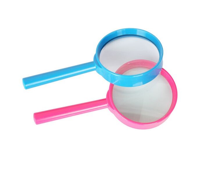 Colorful 5X Plastic Handheld children Magnifier