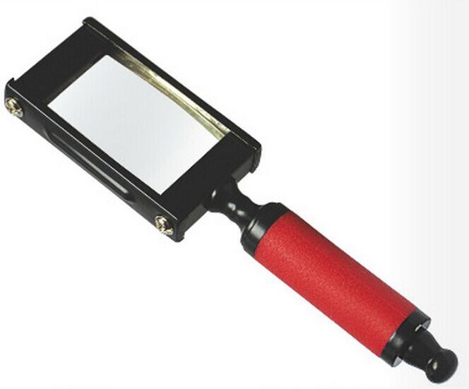 Handheld Square Metal Magnifier