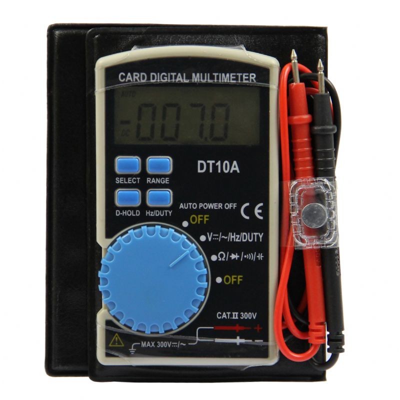 DT10A Ultra-Thin Design Card Digital Multimeter