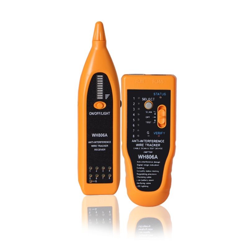 WH806A LAN Network Cable Tester Telephone Wire Tracker for RJ45 RJ11 ...