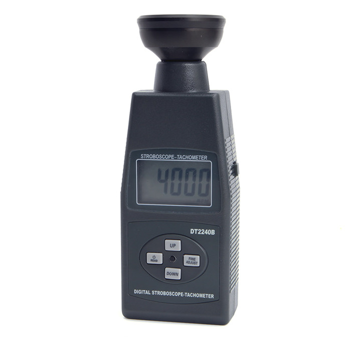 DT2240B Non-Contact 60~39,999RPM Digital Flash Frequency Speedometer ...