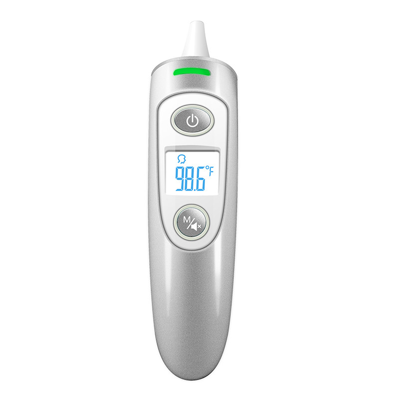 High Accuracy Dual Mode Digital LCD Display Forehead And Ear ...