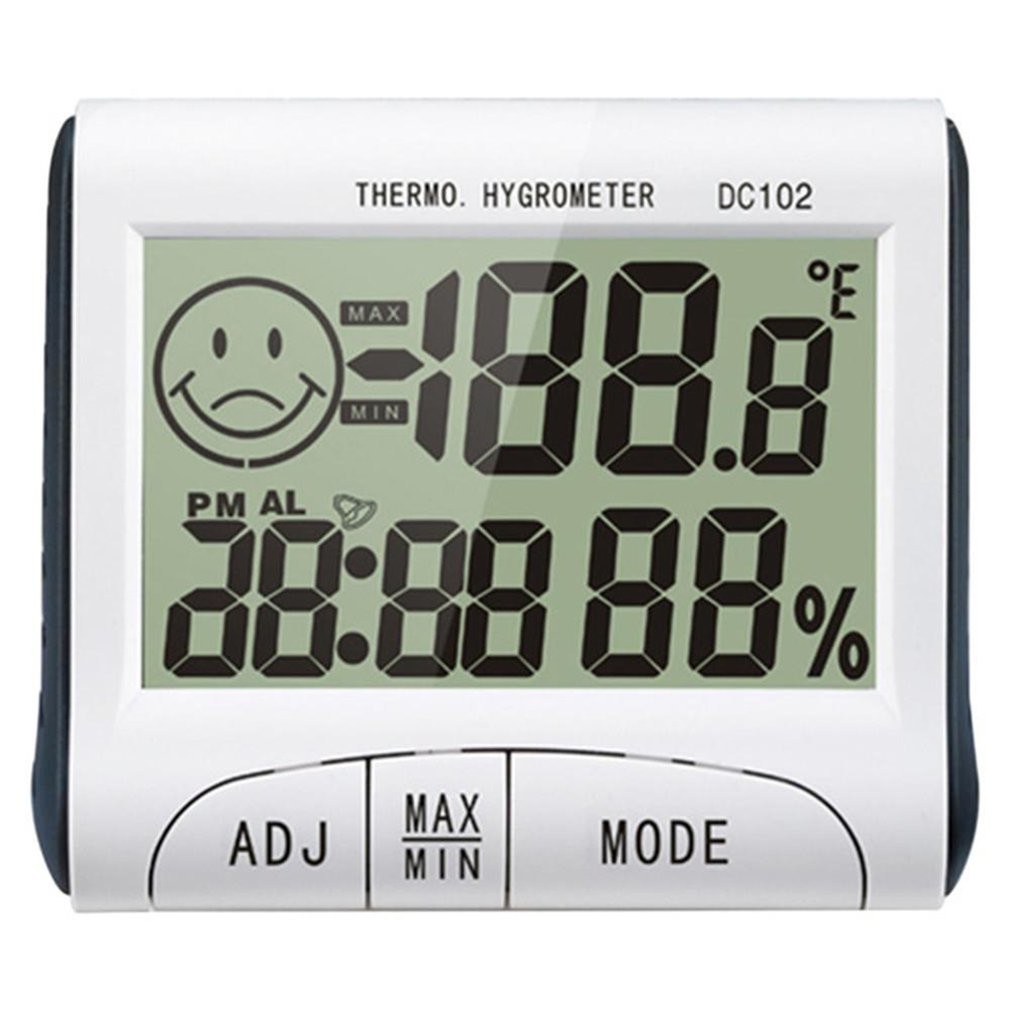 DC102 Mini LCD Digital Indoor Thermometer Hygrometer Temperature ...